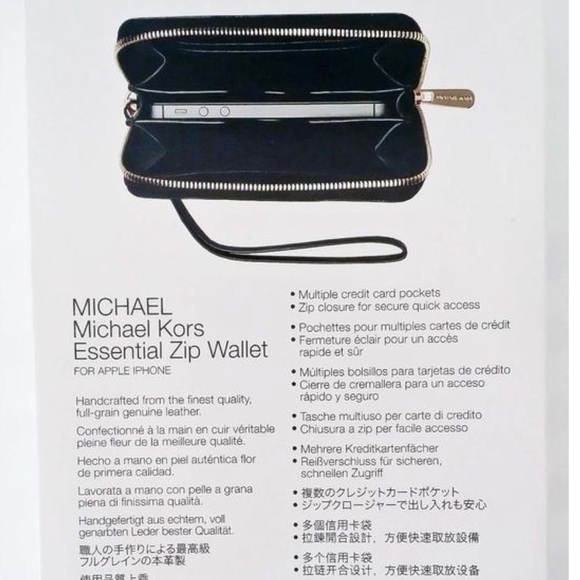 Michael Kors | Bags | Michael Kors Essential Zip Wallet Black | Poshmark